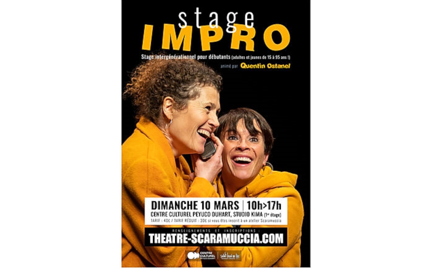 Théâtre : Stage d'improvisation "Dimanche Impro" à SAINT-JEAN-DE-LUZ ...