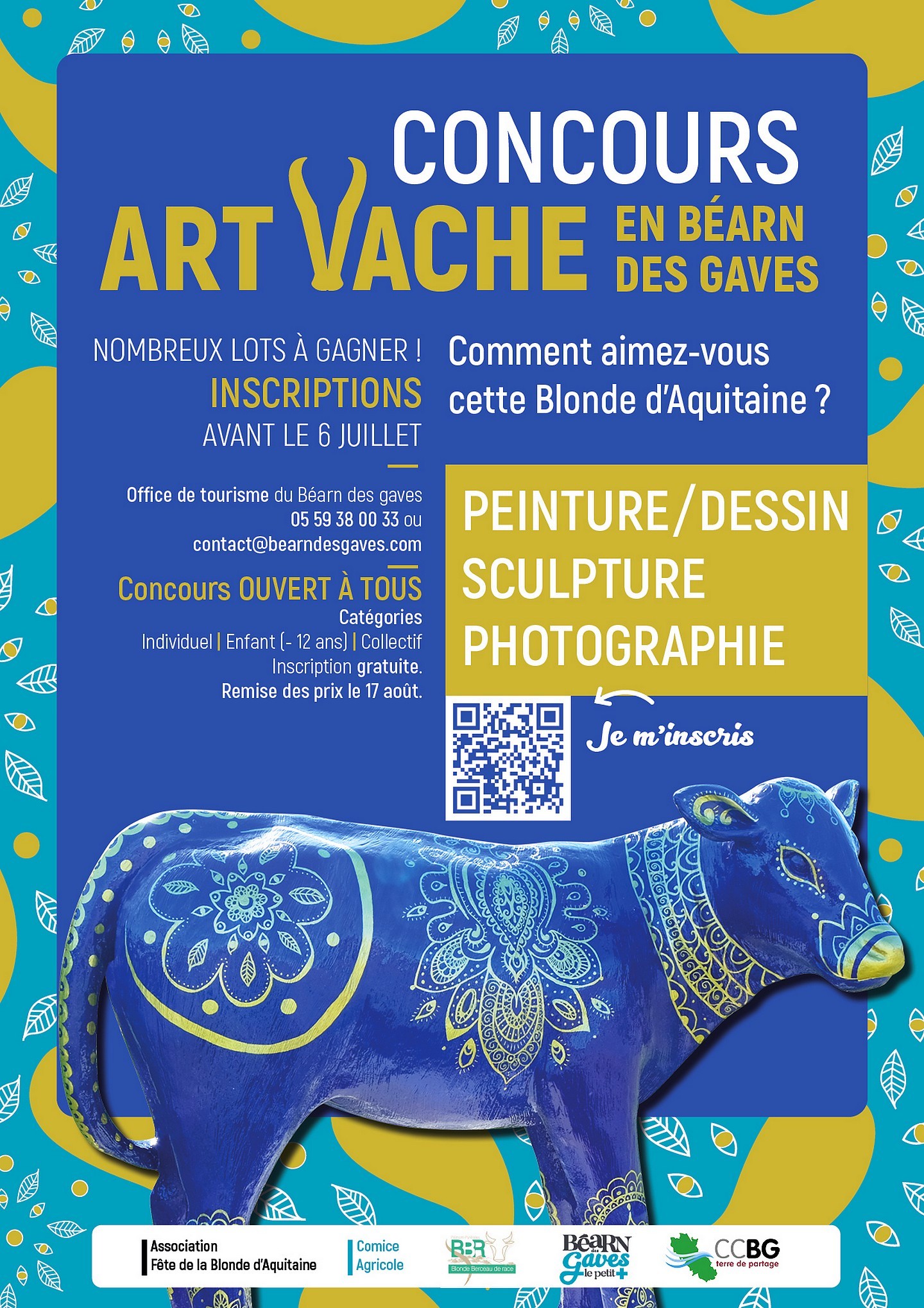 Exposition du concours Art Vache à SAUVETERRE-DE-BEARN (64) | Animations