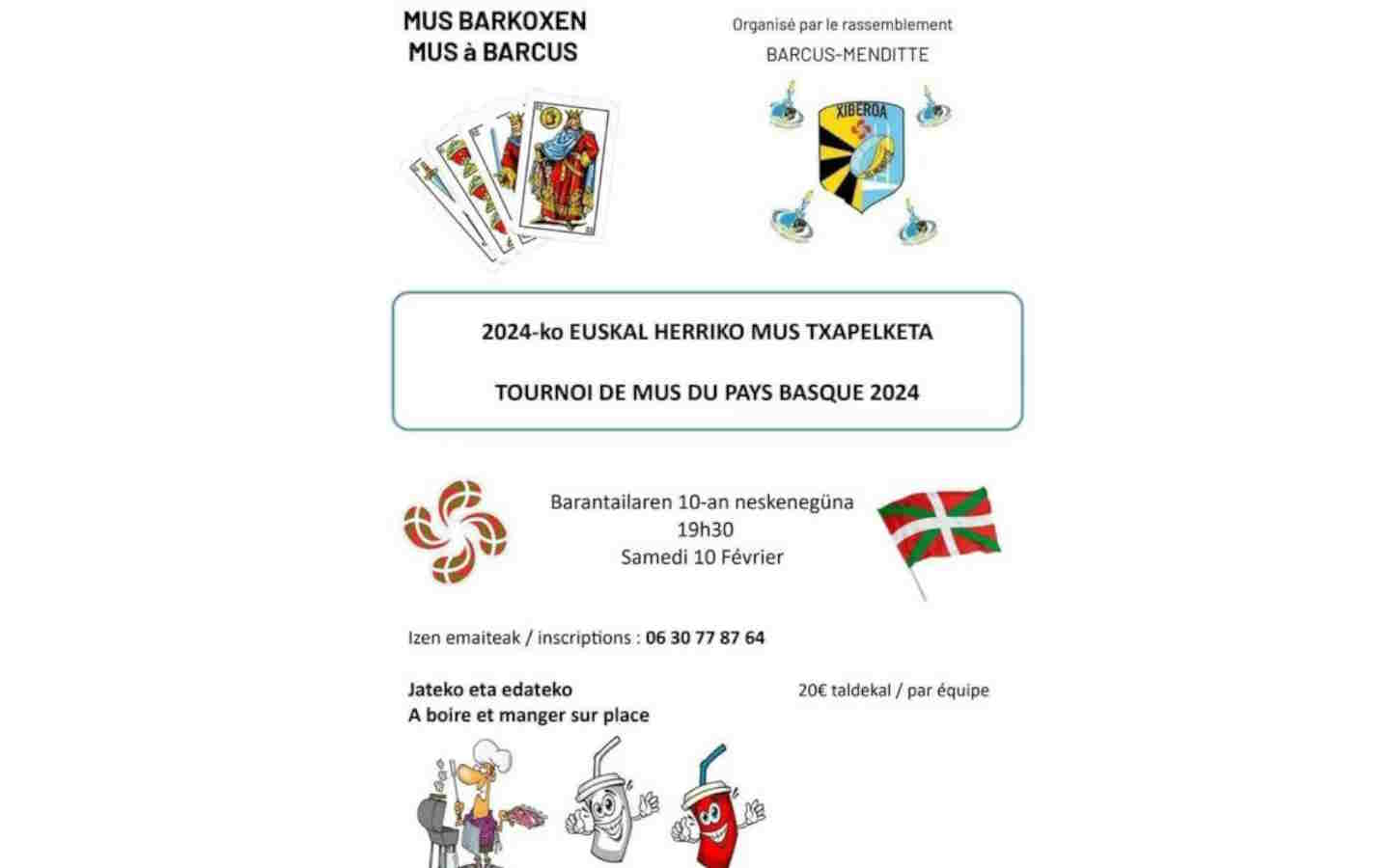 Tournoi de mus du Pays basque 2024 à BARCUS (64) | Animations