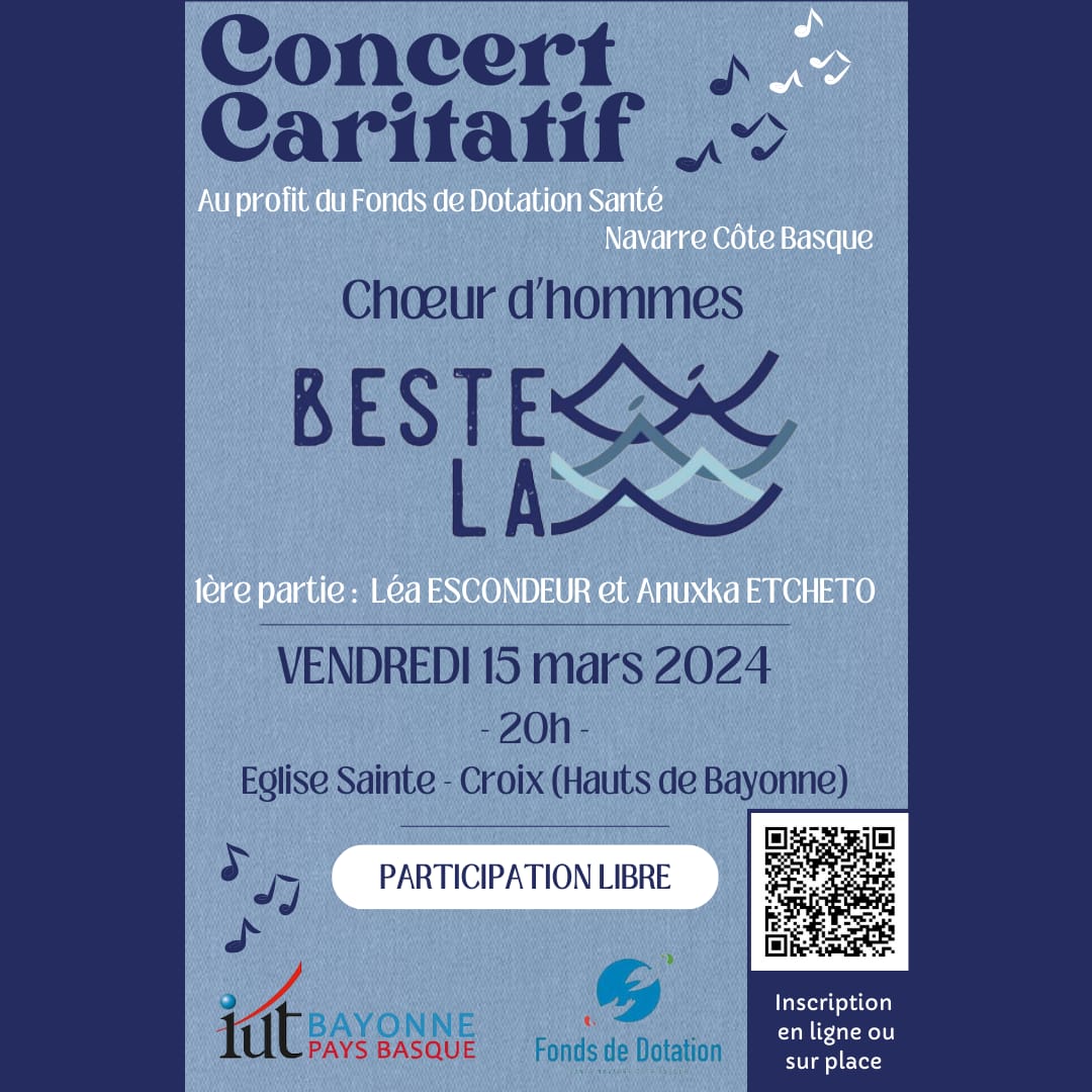 Concert Choeur d'hommes Bestela in BAYONNE (64) | Events