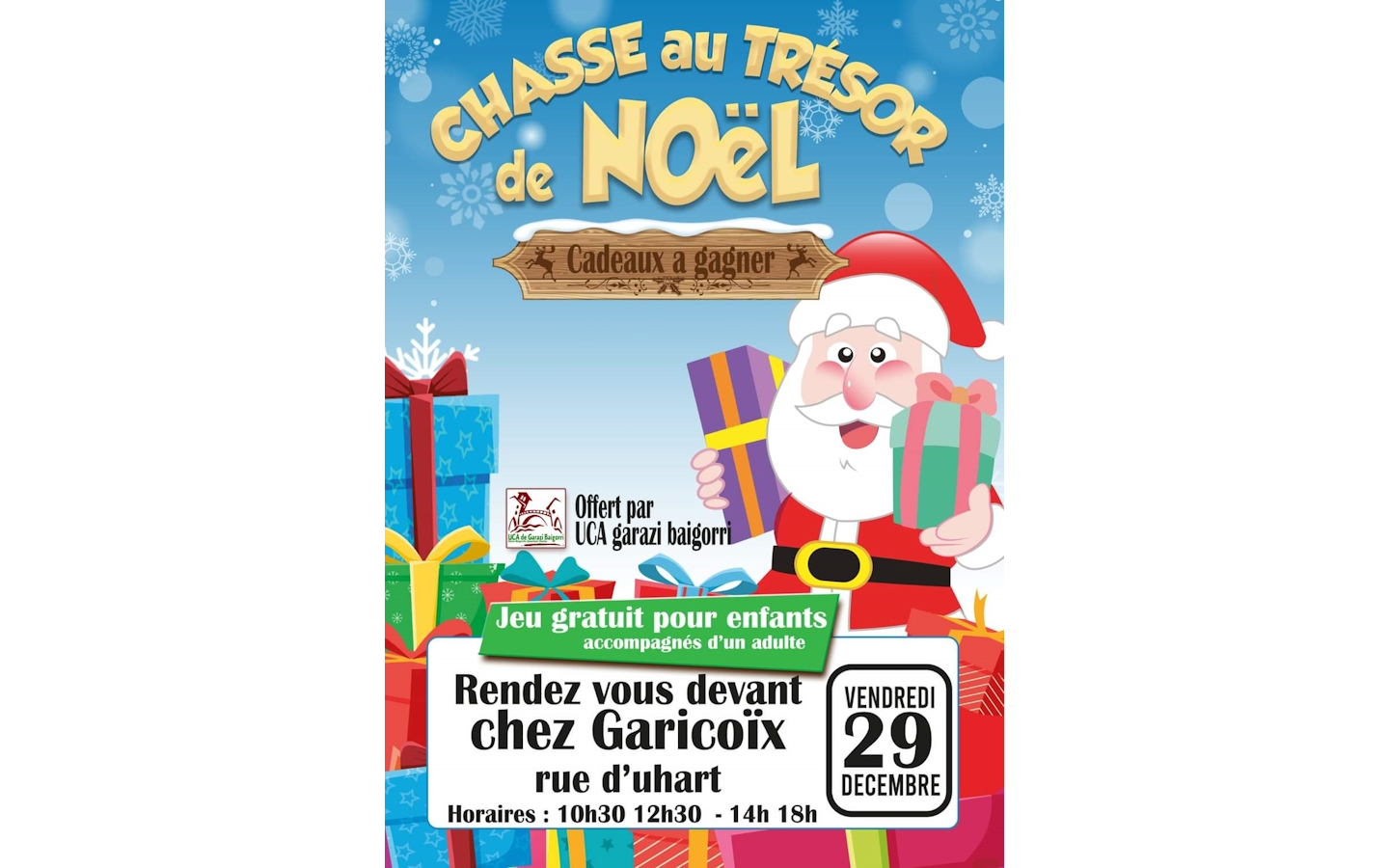 Semaine de Noël Garazi Baigorri : chalet de Noël, grande chasse au ...