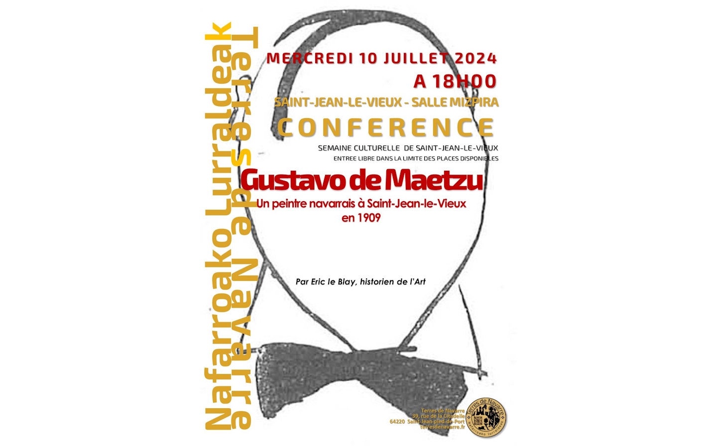 Semaine culturelle : Conférence : "Gustavo de Maetzu, peintre navarrais ...