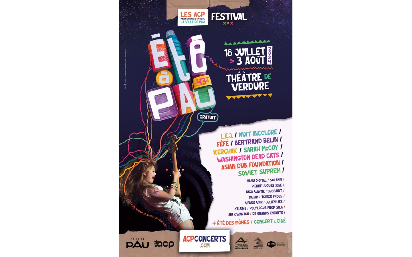 Été à Pau 2024 #43ème édition à PAU (64) | Animations