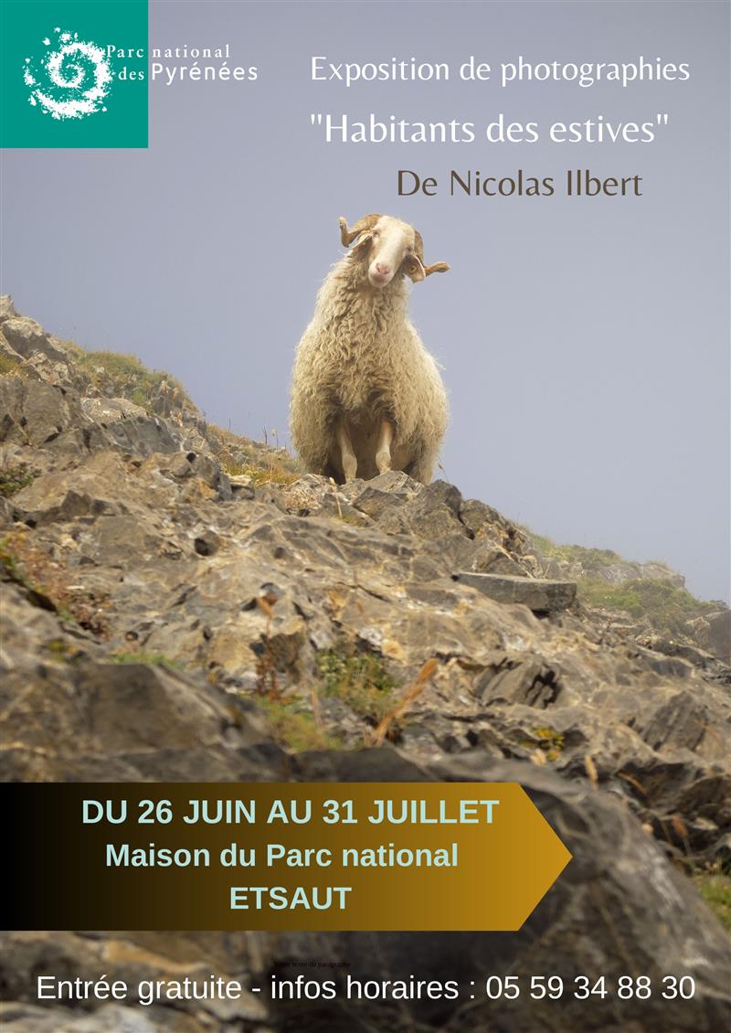 Exposition photos : Habitants des estives de Nicolas Ilbert à ETSAUT ...