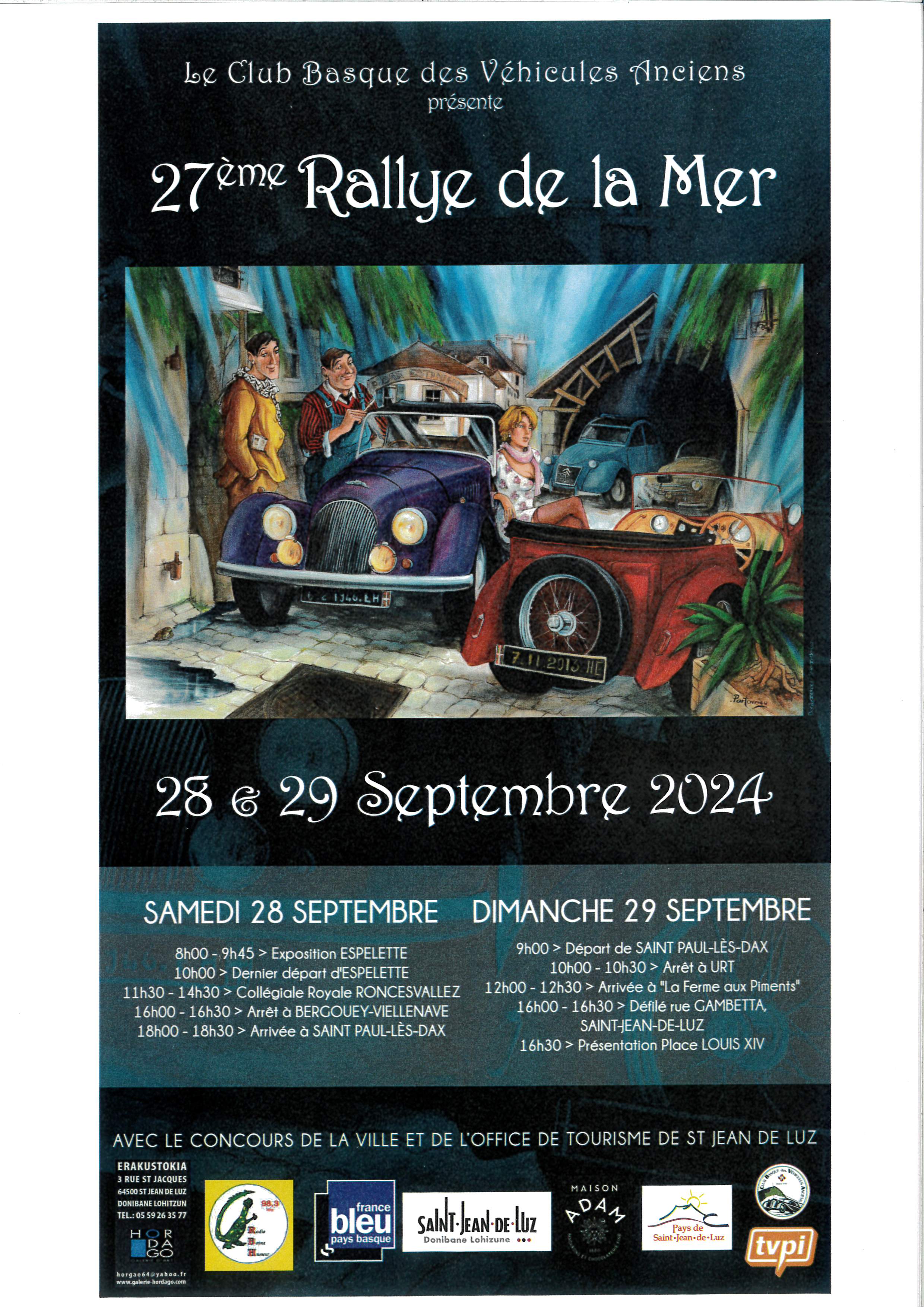 27ème Rallye de la Mer en ESPELETTE (64) | Eventos