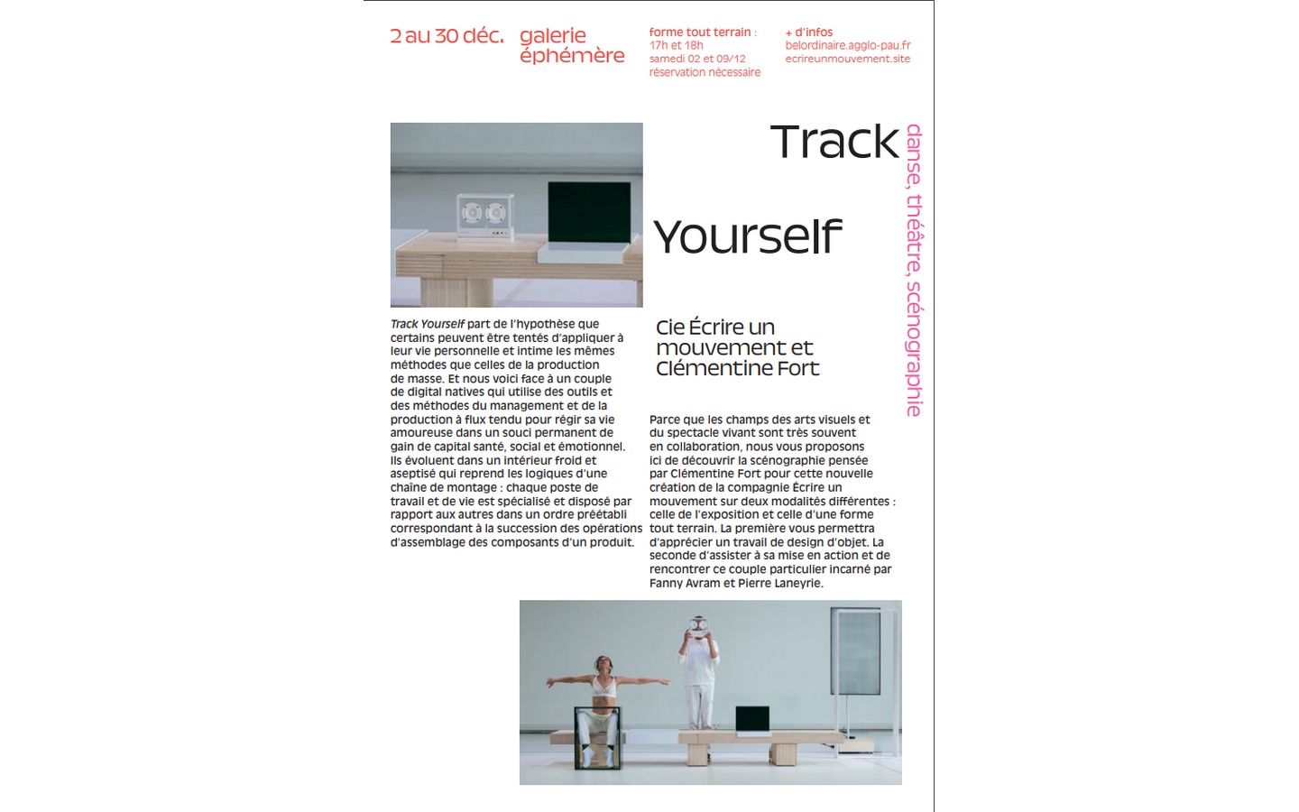 Exposition: Track Yourself à BILLERE (64) | Animations