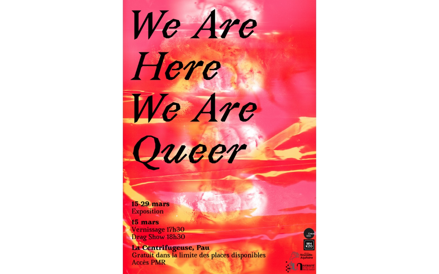 Exposition: We are here we are queer à PAU (64) | Animations