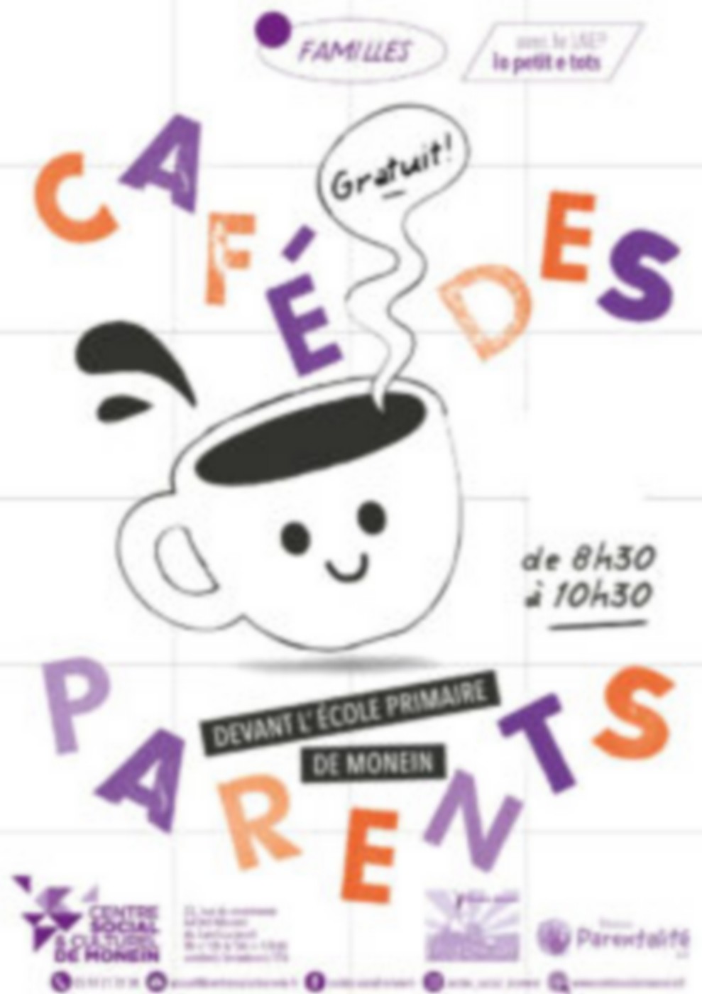 Café des parents à MONEIN (64) | Animations