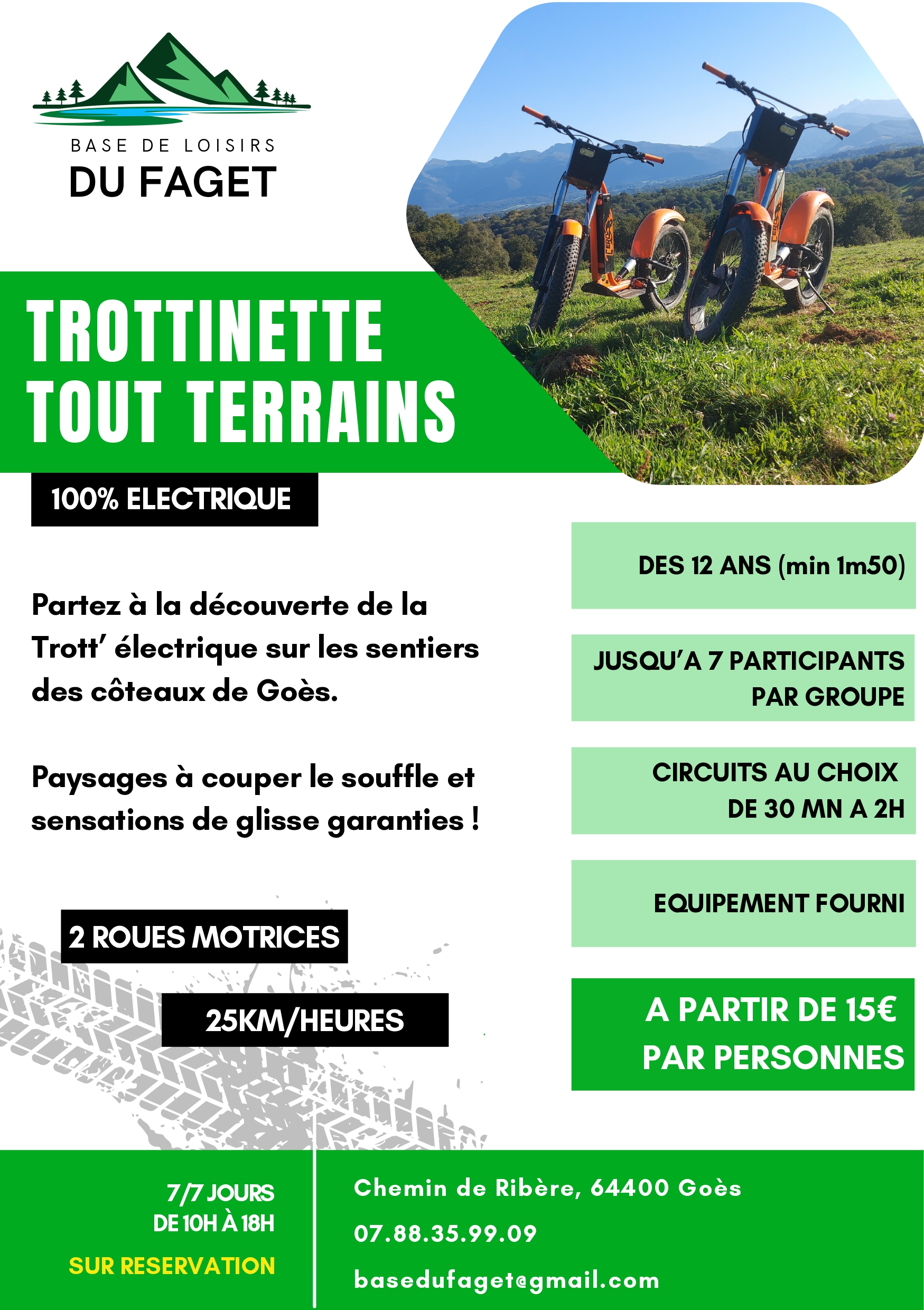 Animations base de loisirs du Faget en GOES (64) | Eventos