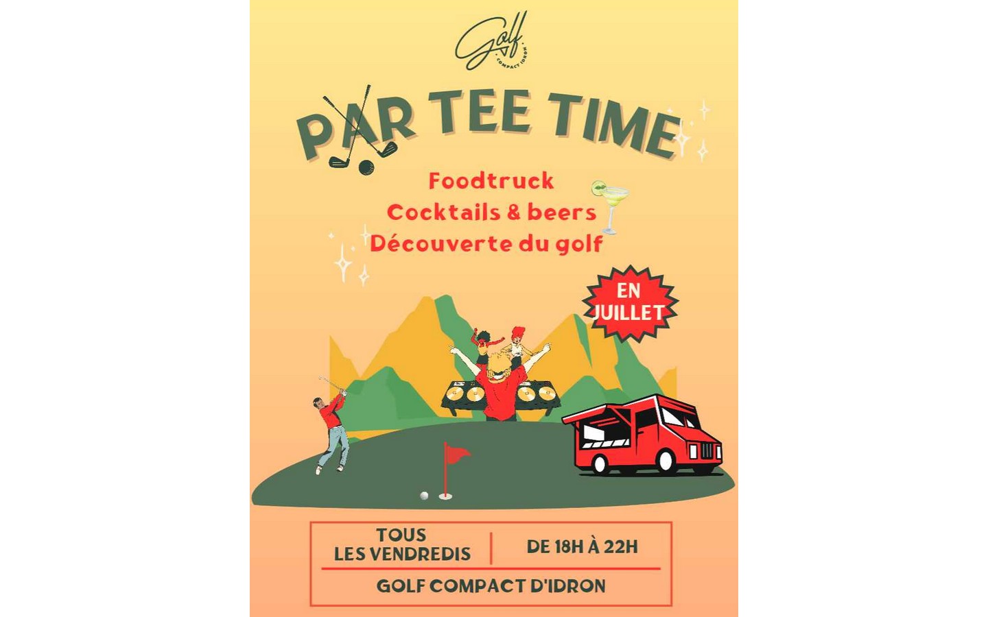 Golf Par Tee Time in IDRON (64) | Events