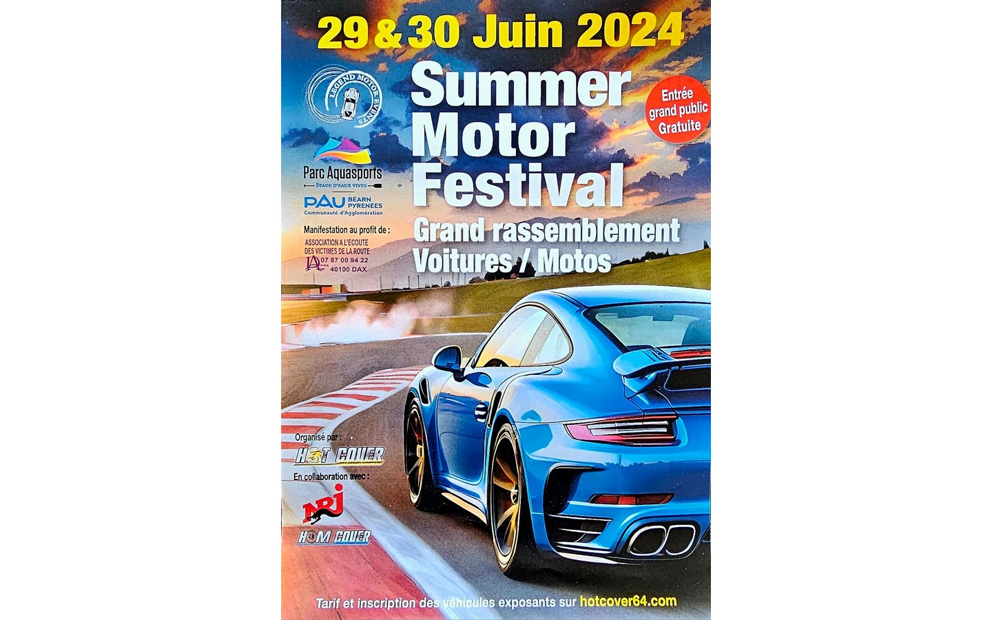 Summer motor festival à BIZANOS (64) | Animations