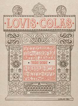 Jeudi au musée : Louis Colas, naissance inattendue d'une typographie en ...