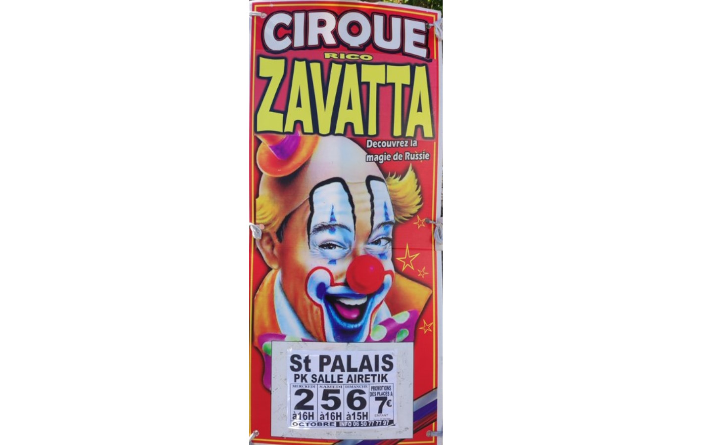Cirque Zavatta en SAINT-PALAIS (64) | Eventos